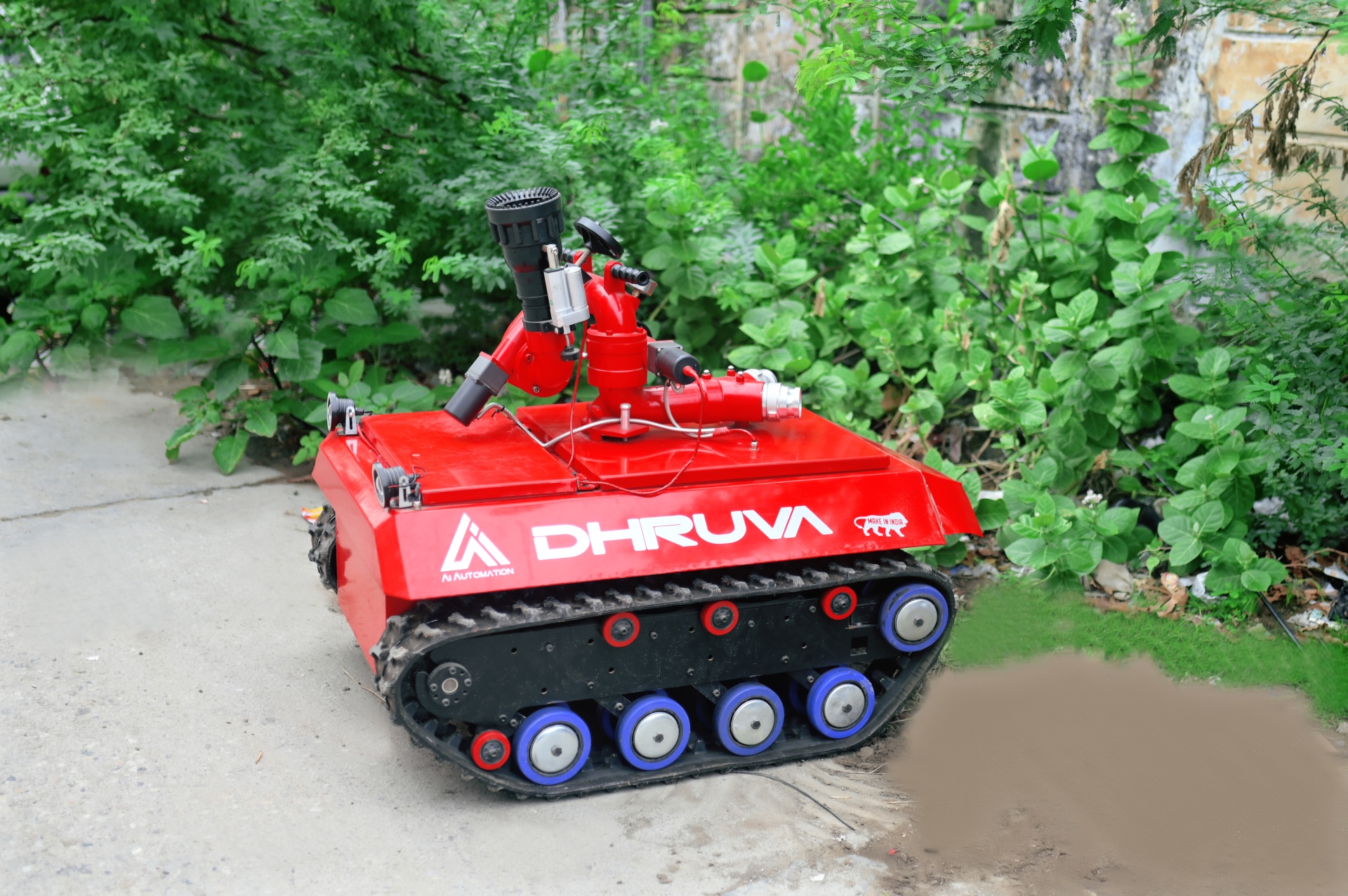 Fire fighting Robot Dhruva Made in India