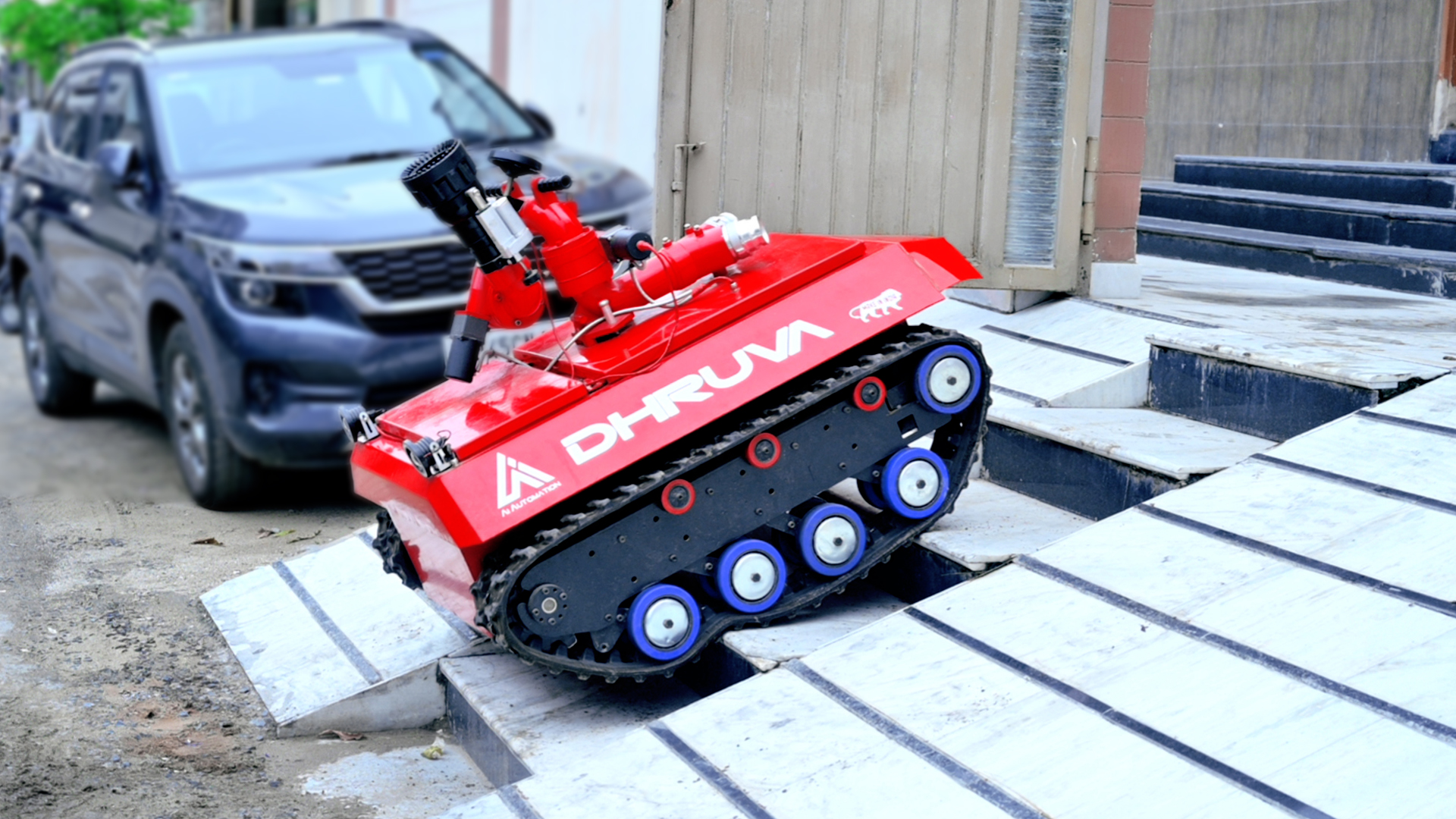 Fire fighting Robot Dhruva Made in India
